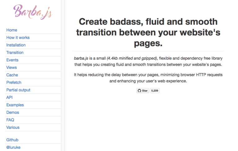jQueryとBarba.jsでpjax対応サイトを制作する【demo有り】 | oku-log